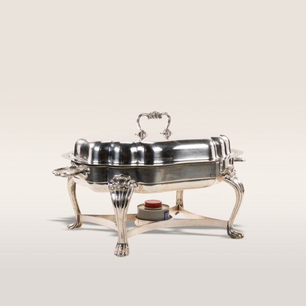 7qt. Serpentine Silver Chafing Dish - Party Reflections, Inc.