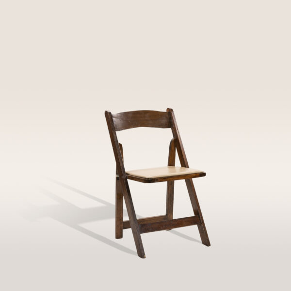 Walnut Wood Padded Chair - Party Reflections, Inc.