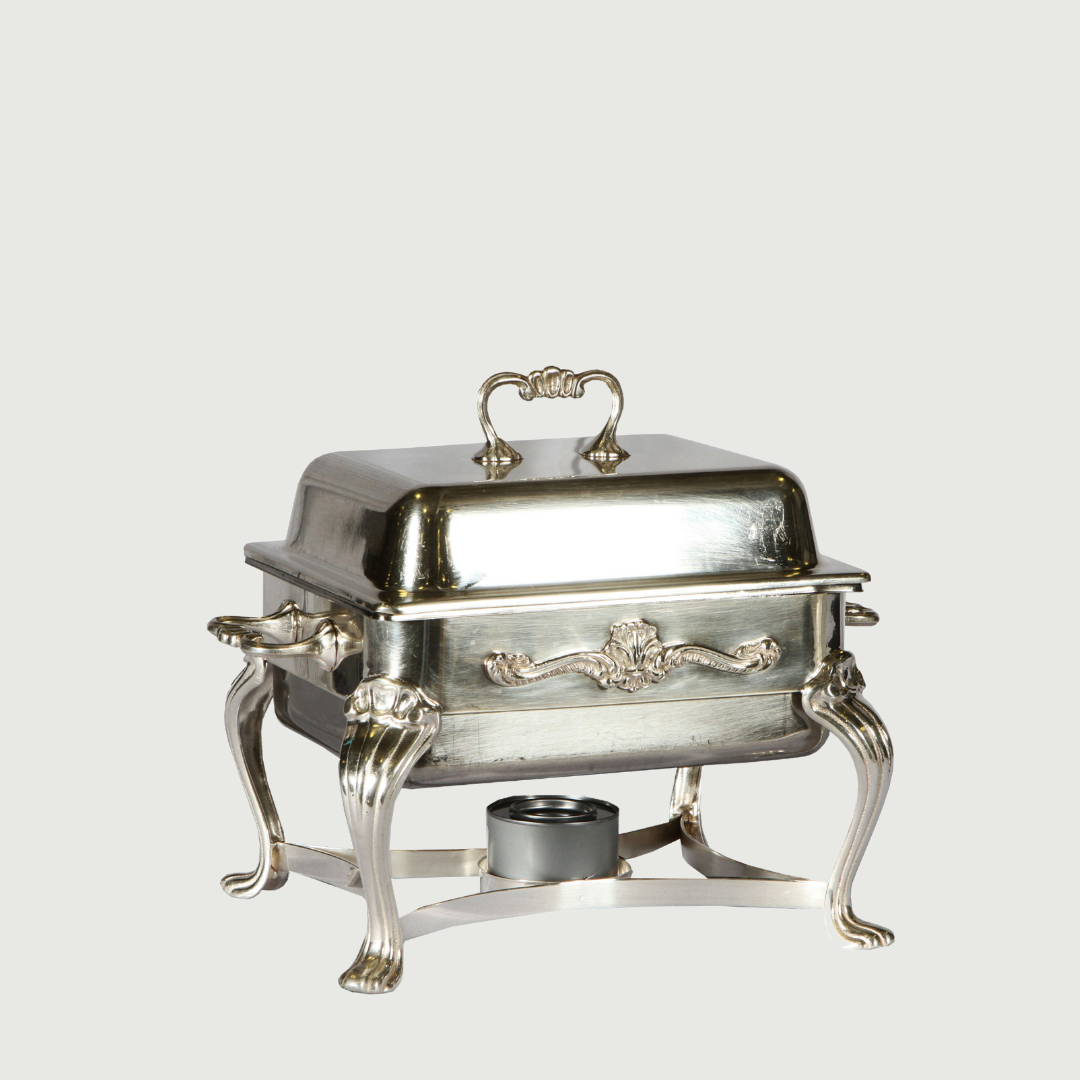 8 Qt Rect Silver Chafing Dish - Party Reflections, Inc.