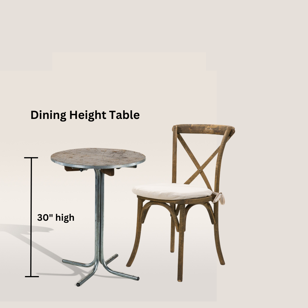 24in. Round Dining Table - Party Reflections, Inc.