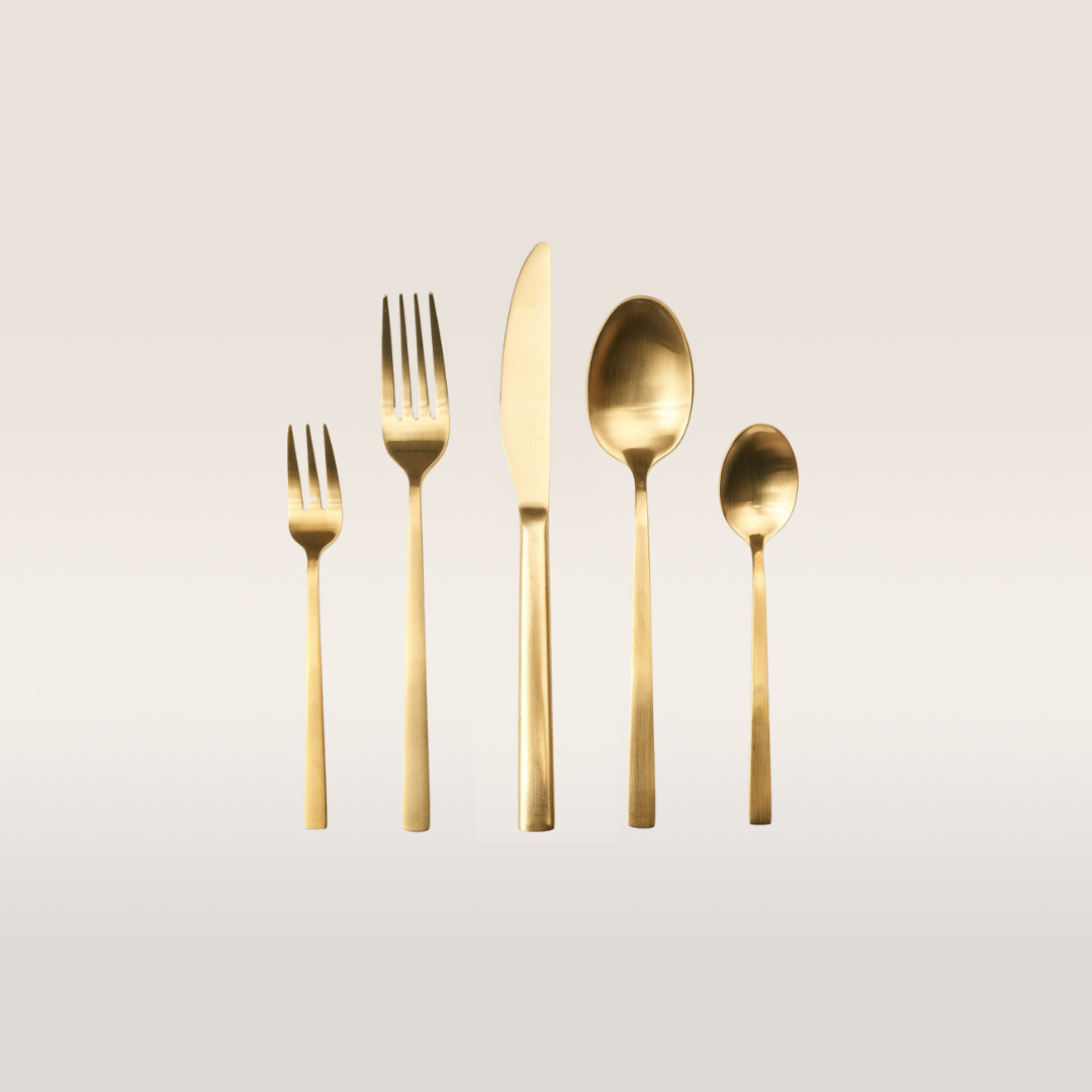 Lora Gold Flatware - Party Reflections, Inc.