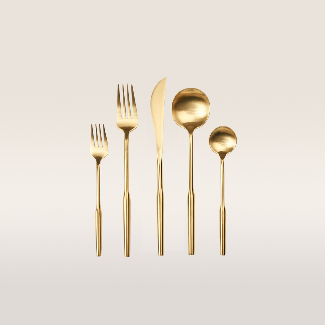 Lora Gold Flatware - Party Reflections, Inc.