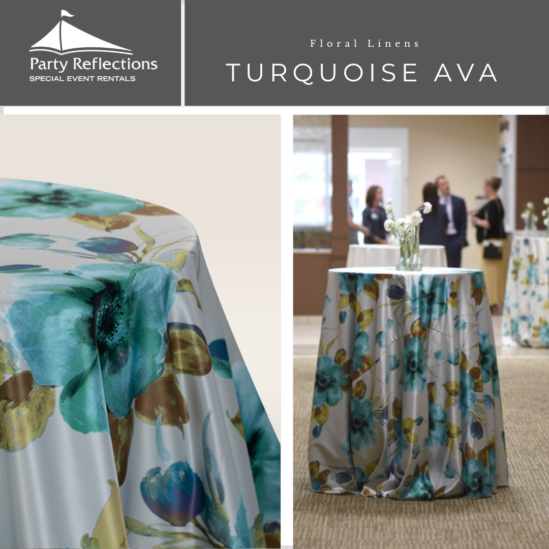 A New Lady Joins the Party- Floral Linens are ready for Spring Weddings ...