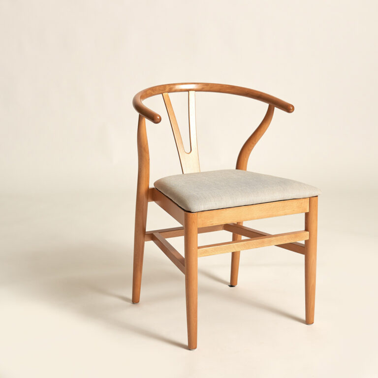 Natural Wood Wishbone Chair - Party Reflections, Inc.