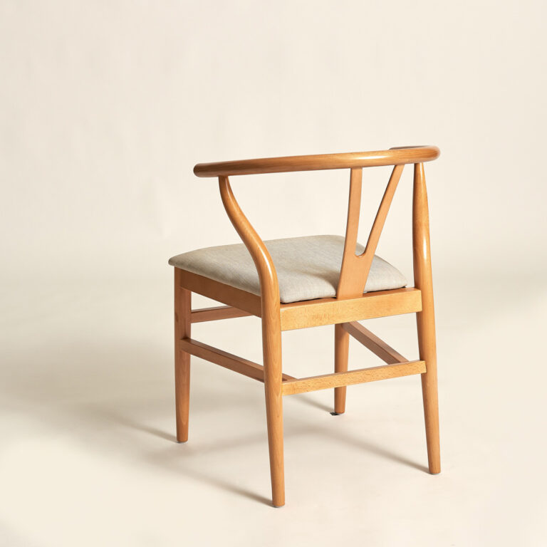 Natural Wood Wishbone Chair - Party Reflections, Inc.