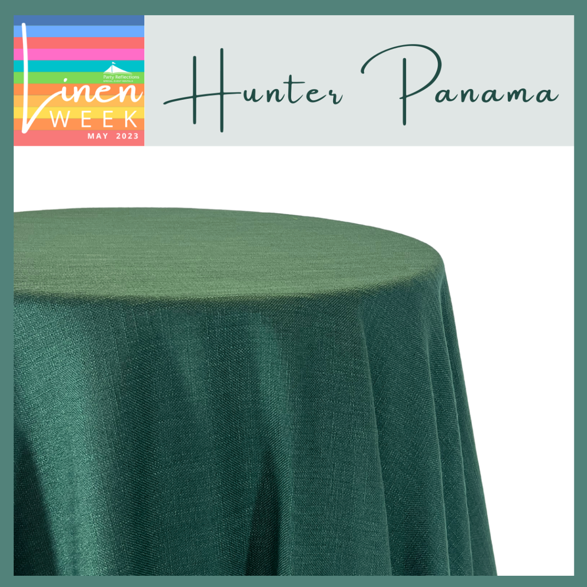 Linen Week 2023: 25 New Linens to Rent - Party Reflections, Inc.