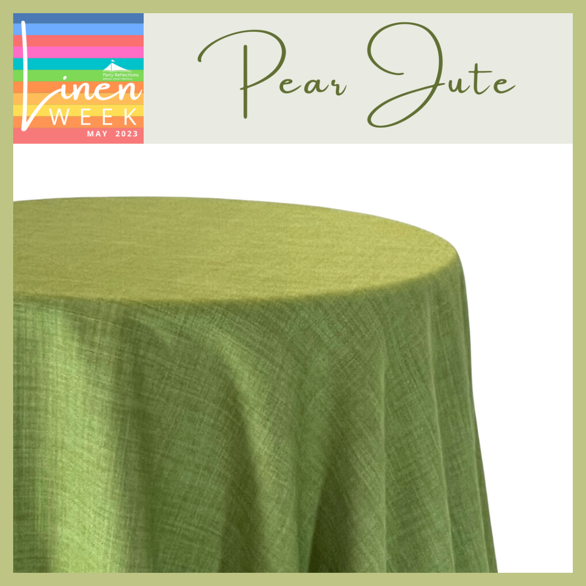Linen Week 2023: 25 New Linens to Rent - Party Reflections, Inc.