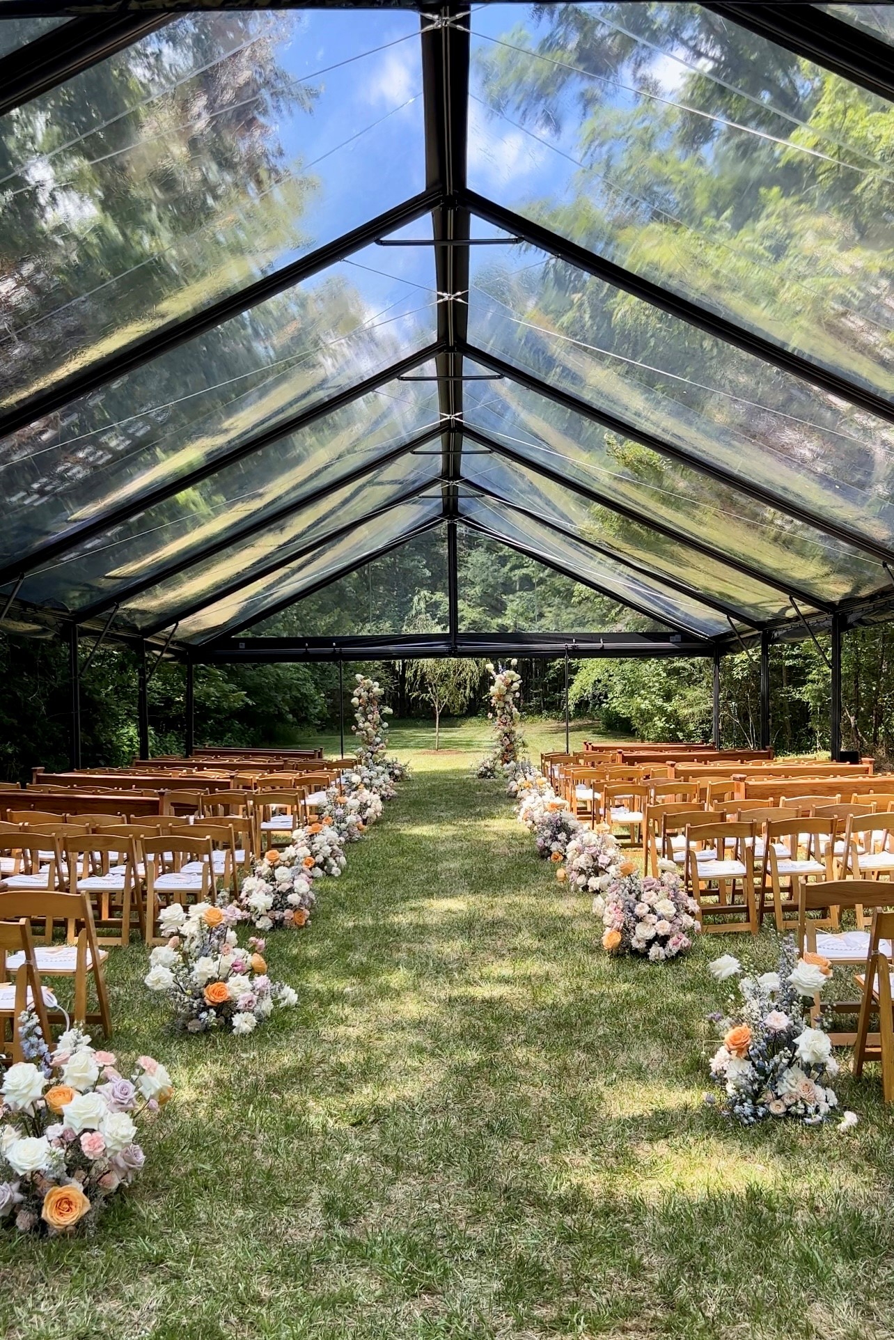Introducing The New Black Tent First Of Its Kind In The Carolinas Party Reflections Inc