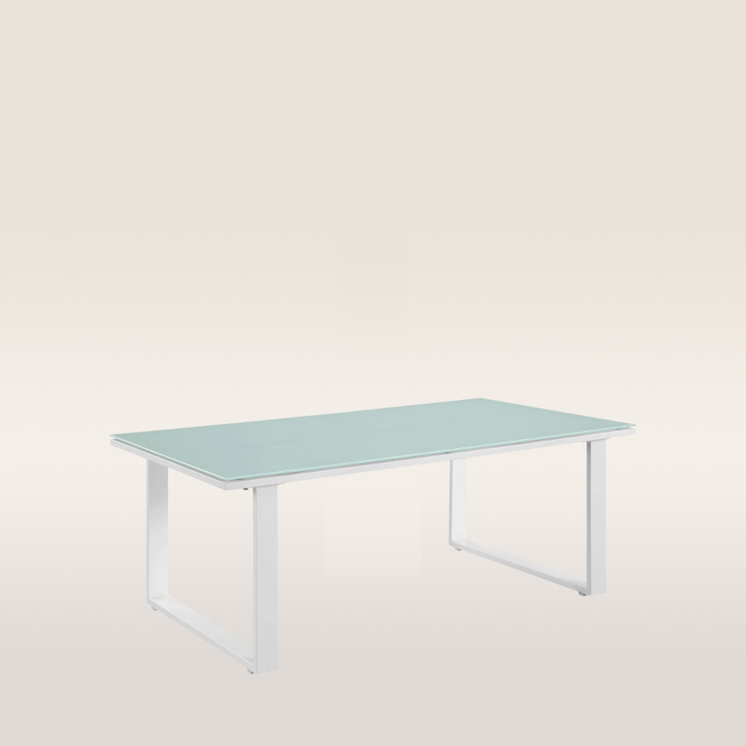 Ada Glass and Gold Coffee Table - Party Reflections, Inc.