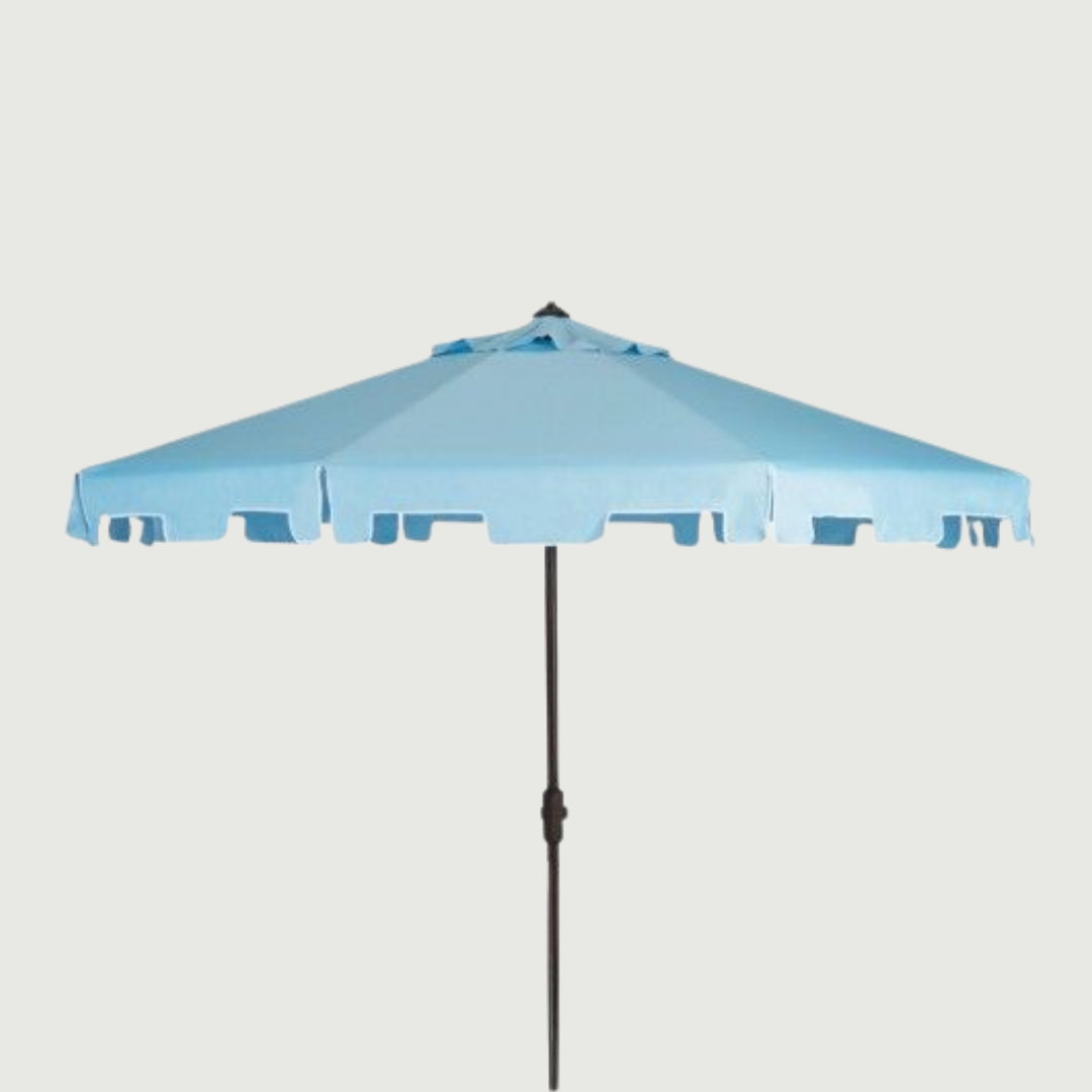 White Pagoda Fringe Umbrella - Party Reflections, Inc.