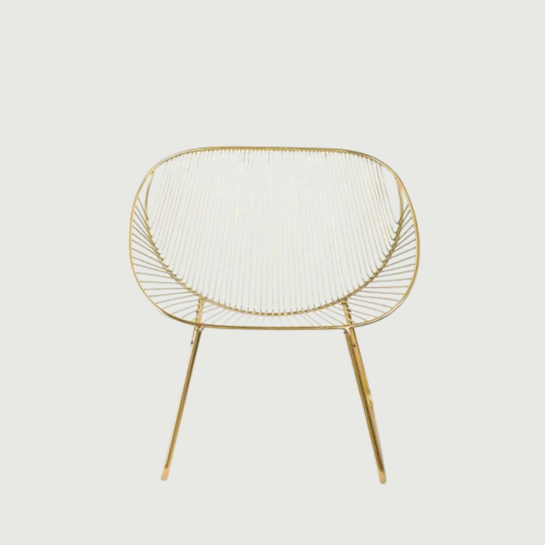 Capri Gold Metal Chair - Party Reflections, Inc.