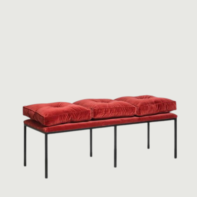 Sienna Velvet Bench - Party Reflections, Inc.