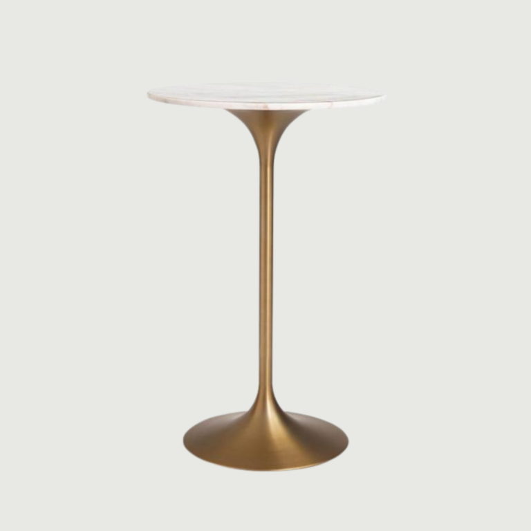Colette Marble Cocktail Table - Party Reflections, Inc.