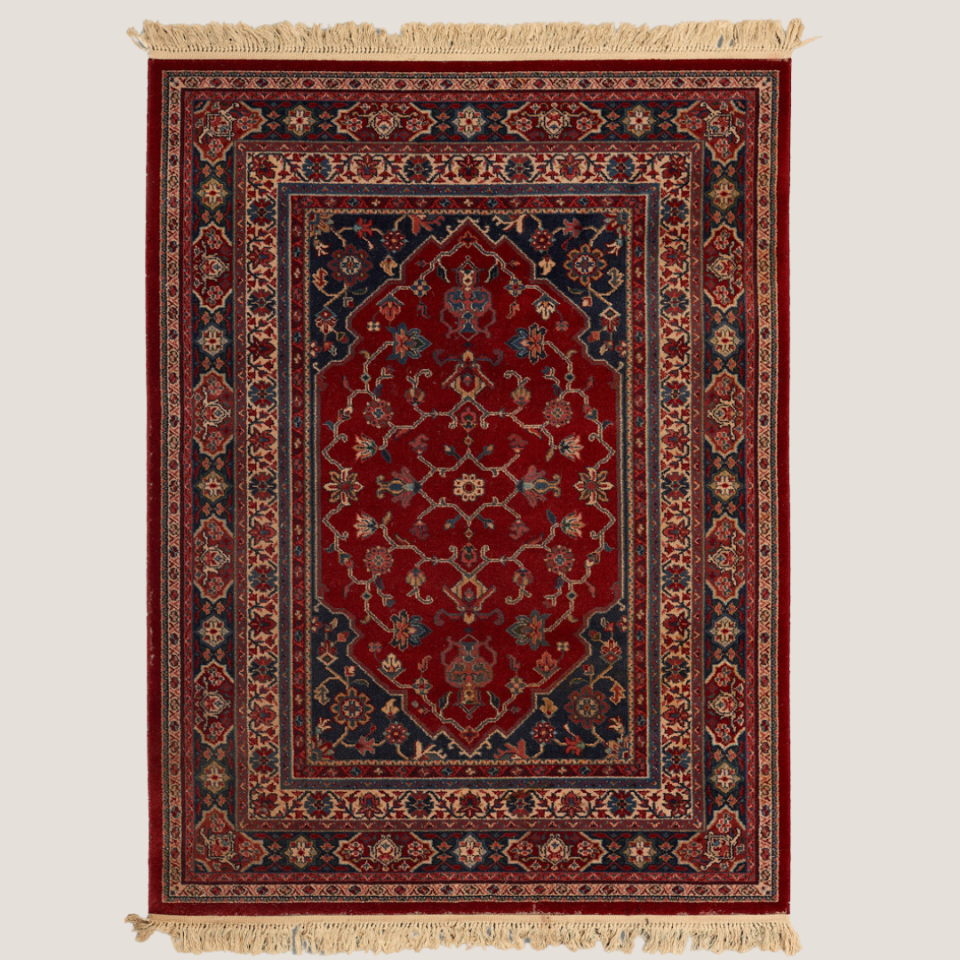 Ruby Multicolored Vintage Persian Rug 5×7 - Party Reflections, Inc.