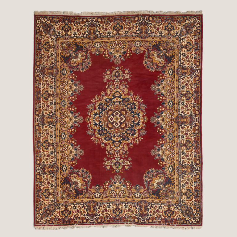 Ruby Multicolored Vintage Persian Rug - Party Reflections, Inc.