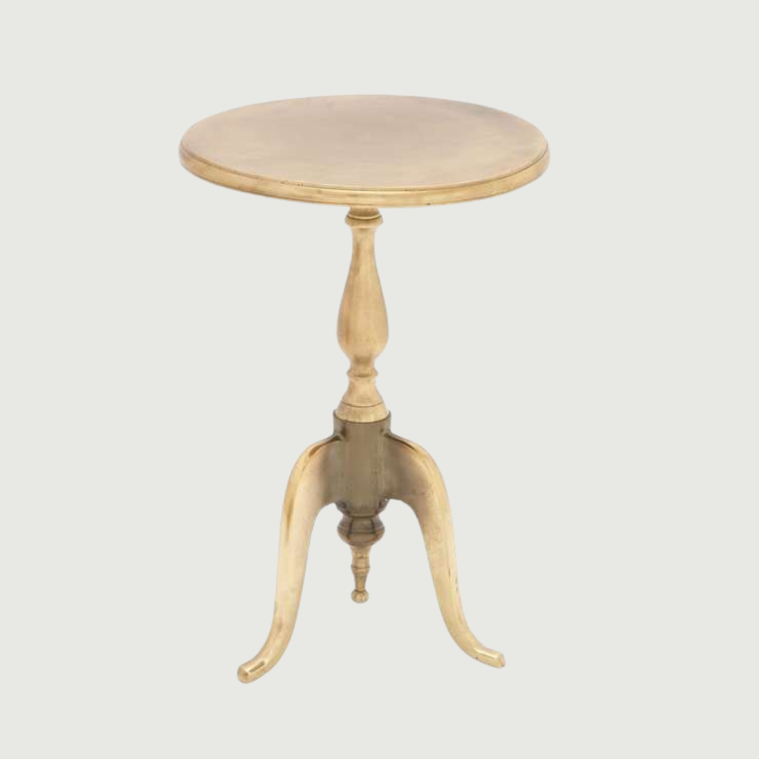 Edward Gold Side Table - Party Reflections, Inc.