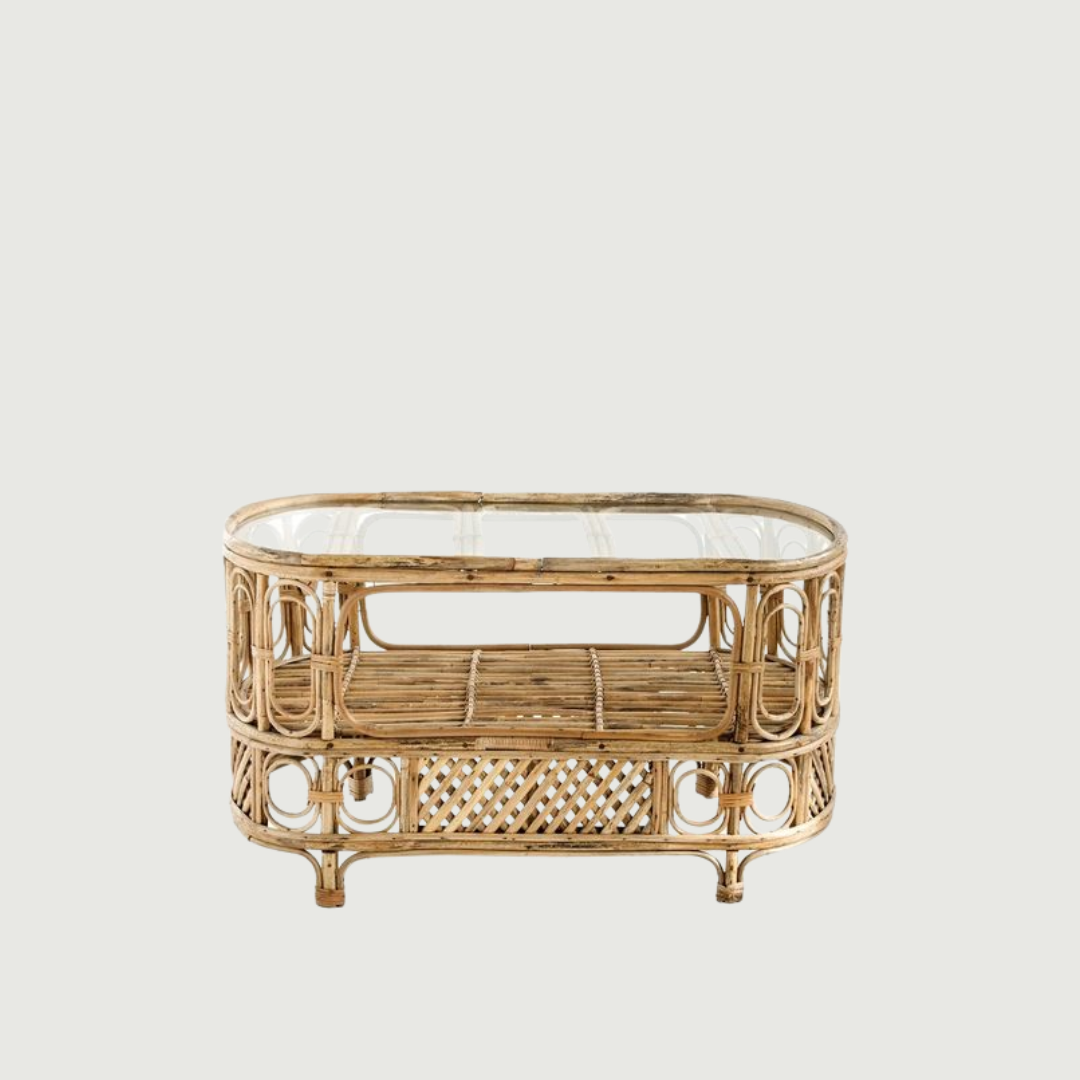 Omar Bamboo Coffee Table - Party Reflections, Inc.