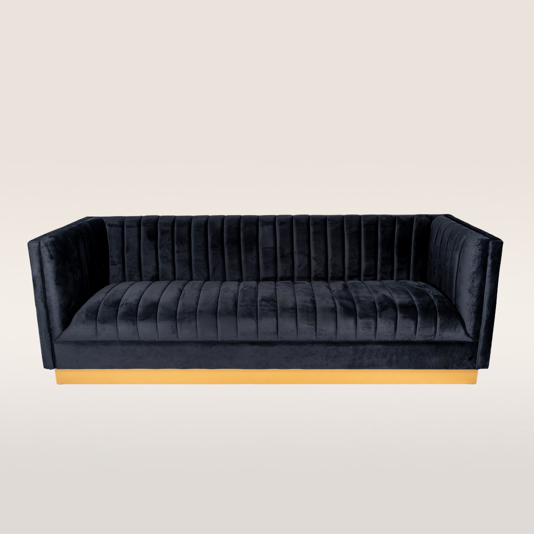 Chelsea Velvet Sofa - Party Reflections, Inc.