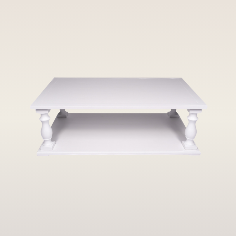 Winston Coffee Table White - Party Reflections, Inc.