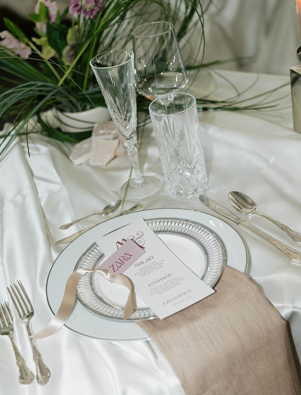 Party Reflections Featured in Wedding Chicks: “Draped in Drama” Styled ...